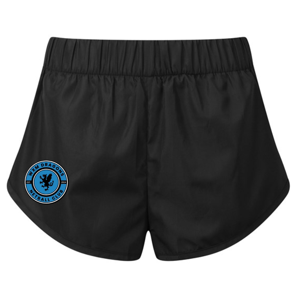 WXM Dragons Netball Netball Active Shorts – Top Mark Uniforms