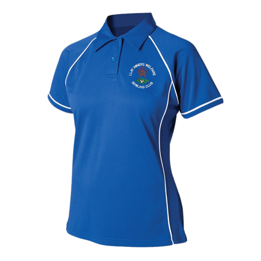 Llay Welfare Bowling Club Polo Shirt - Ladies – Top Mark Uniforms