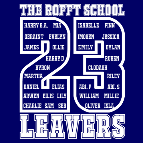 The Rofft School *Junior* Leavers Hoodie 2023 – Top Mark Uniforms