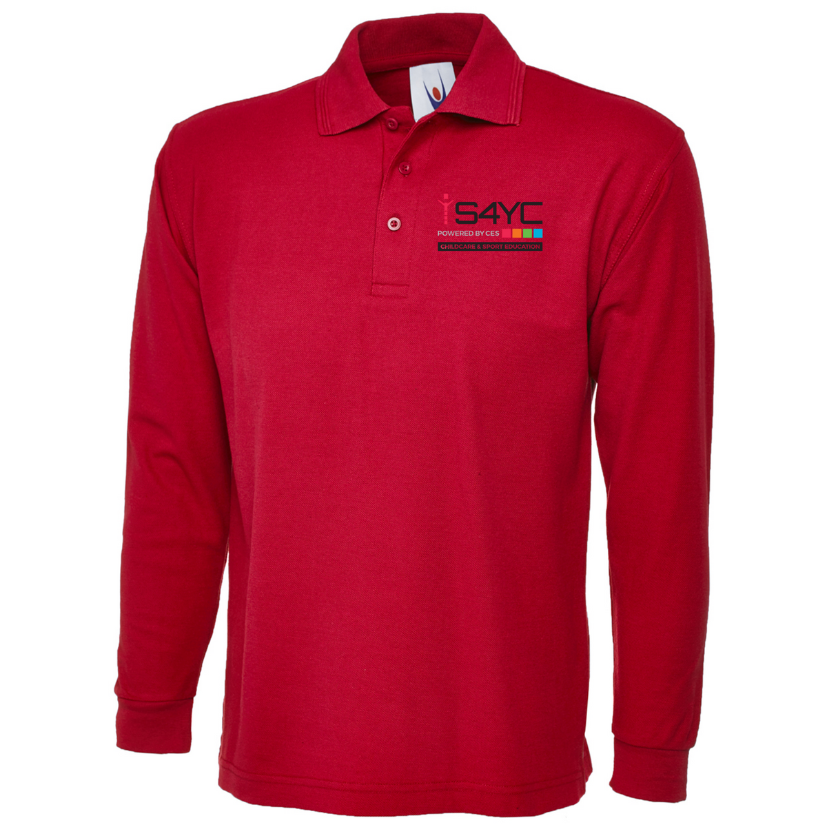 S4YC Unisex Staff Long Sleeved Polo – Top Mark Uniforms